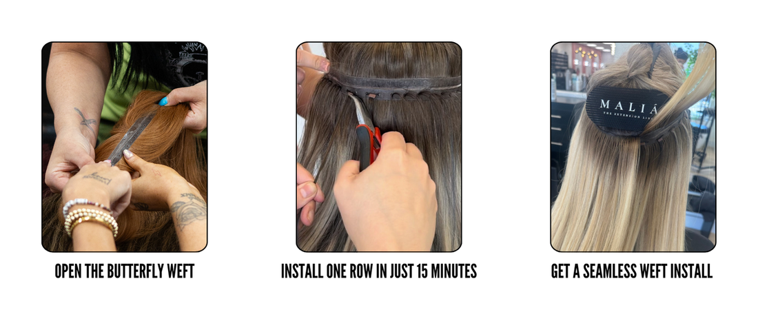 Malia Hair Extensions - The Butterfly Method – Maliá